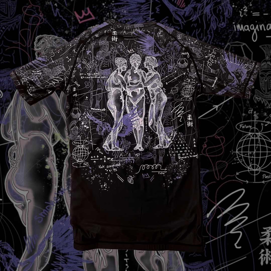 Black Jiu Jitsu Mens/womens Rashguard Brazilian Jiu Jitsu, Martial Arts ...