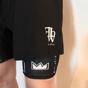 Black Jiu Jitsu Mens/womens Shorts Brazilian Jiu Jitsu, Martial Arts ...