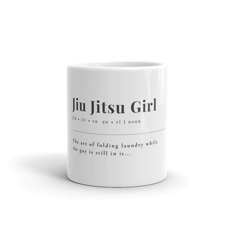 Jiu Jitsu Girls Coffee Tea Mug, Women Martial Art, Brazilian Jiu Jitsu ...