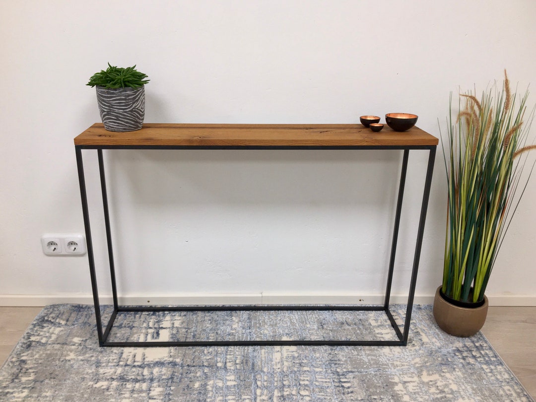 Side Table Console Table Highboard Wall Console Made of Reclaimed Wood ...