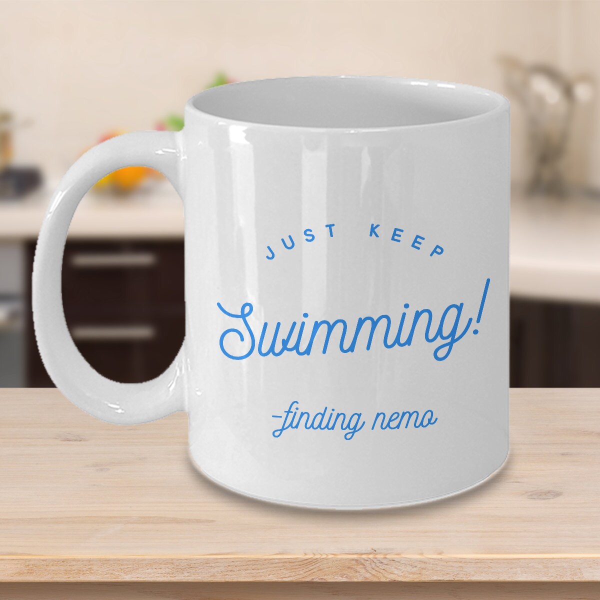 Finding Nemo Mug: just Keep Swimming Mug Handmade Coffee Cup 11 Oz ...