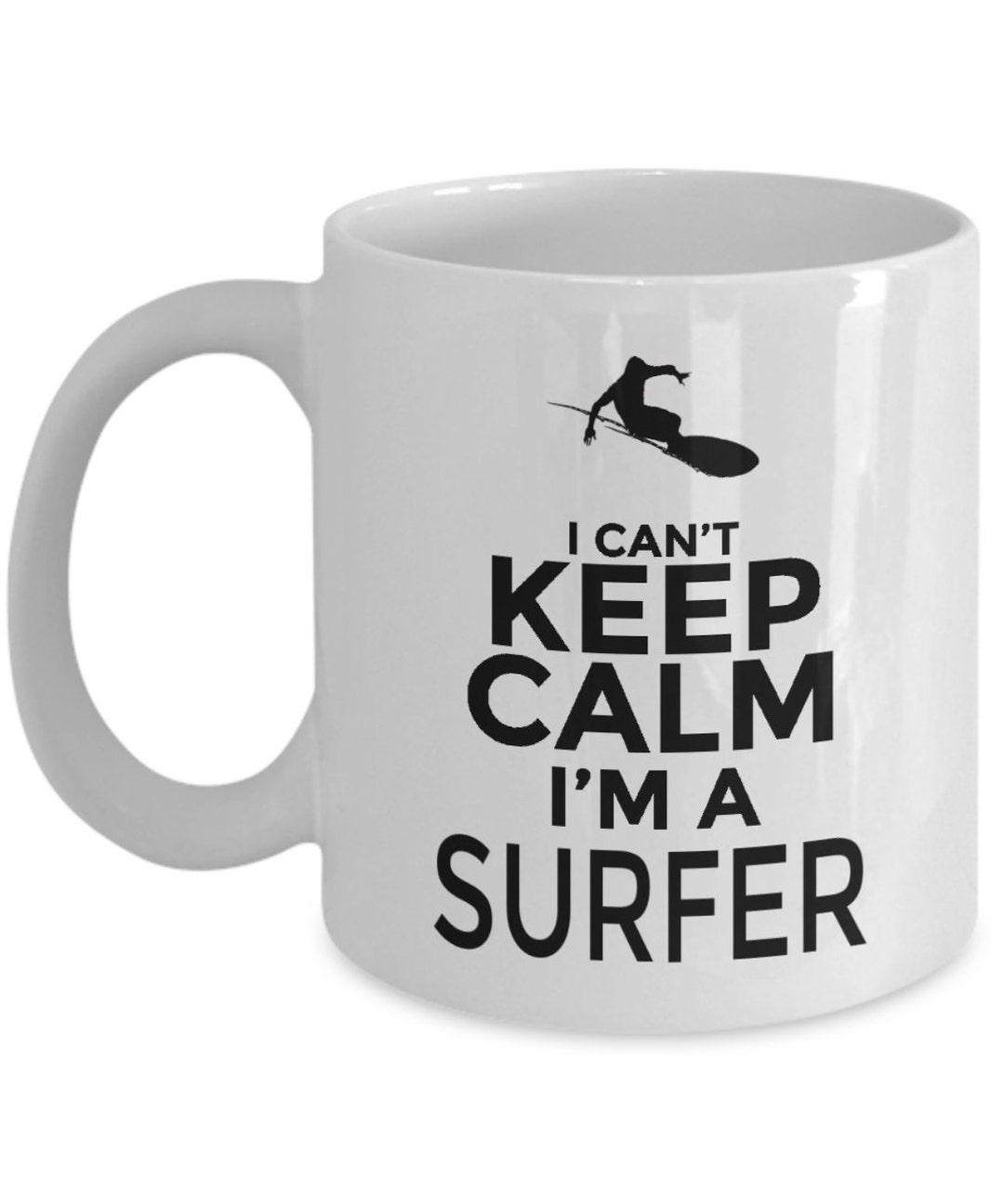 Surfer Mug: No puedo mantener la calma soy un surfista Copa hecha a ...