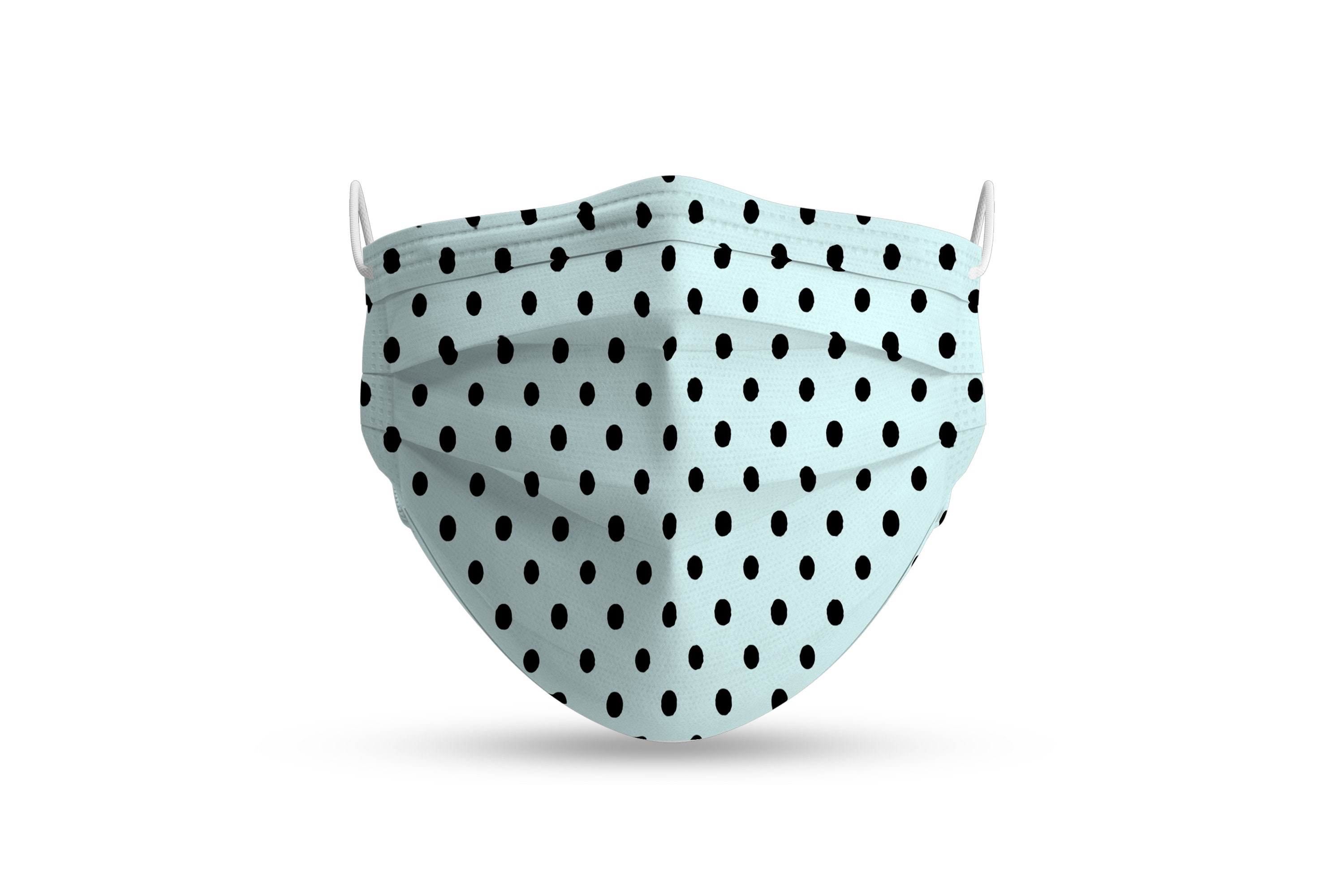 Polka Dots Pattern Respiratory Mask Mouth Mask Nose Mask, Cloth Face ...