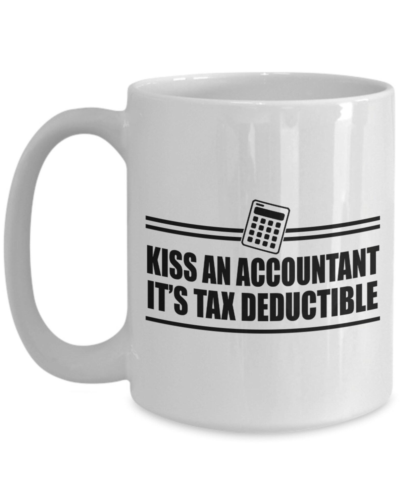 Accountant Coffee Mug "kiss an Accountant" Funny Accountant Mug ...