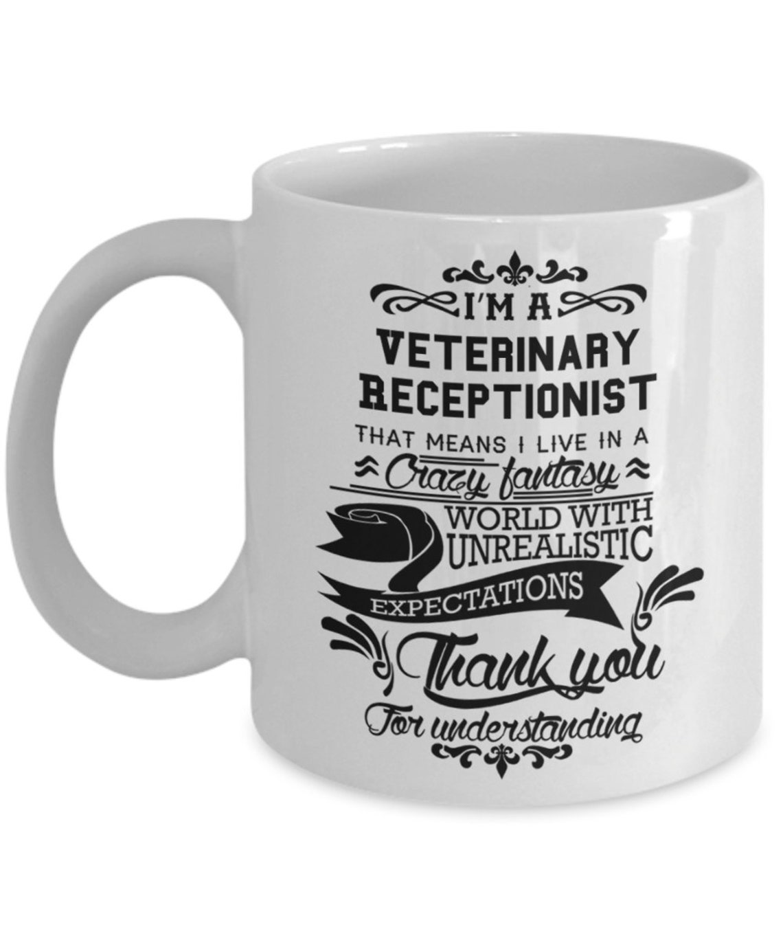 Veterinary Receptionist Gifts Veterinary Receptionist Coffee Mug/cup ...