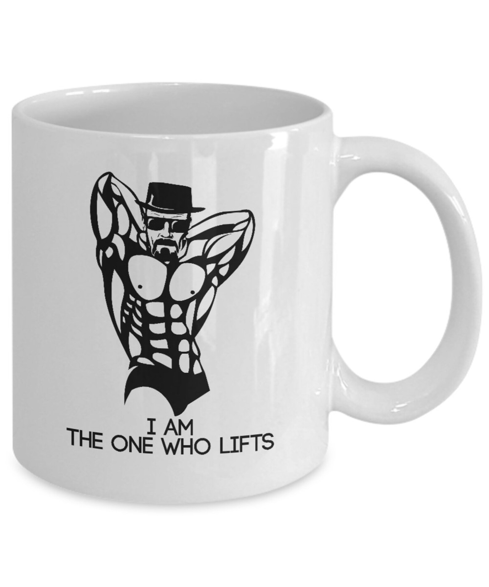 Bodybuilder Coffee Mug: "i Am the One Who Lifts"; Handmade Cup 11 Oz ...