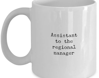 The Office Mug: assistant to the Regional Manager | Etsy