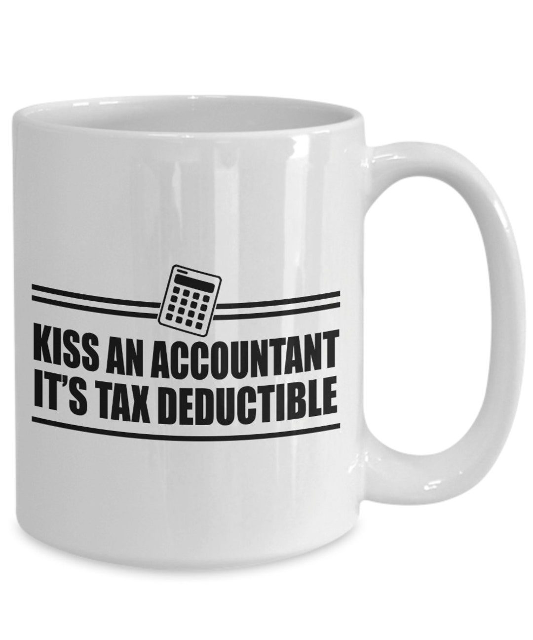 Accountant Coffee Mug "kiss an Accountant" Funny Accountant Mug ...