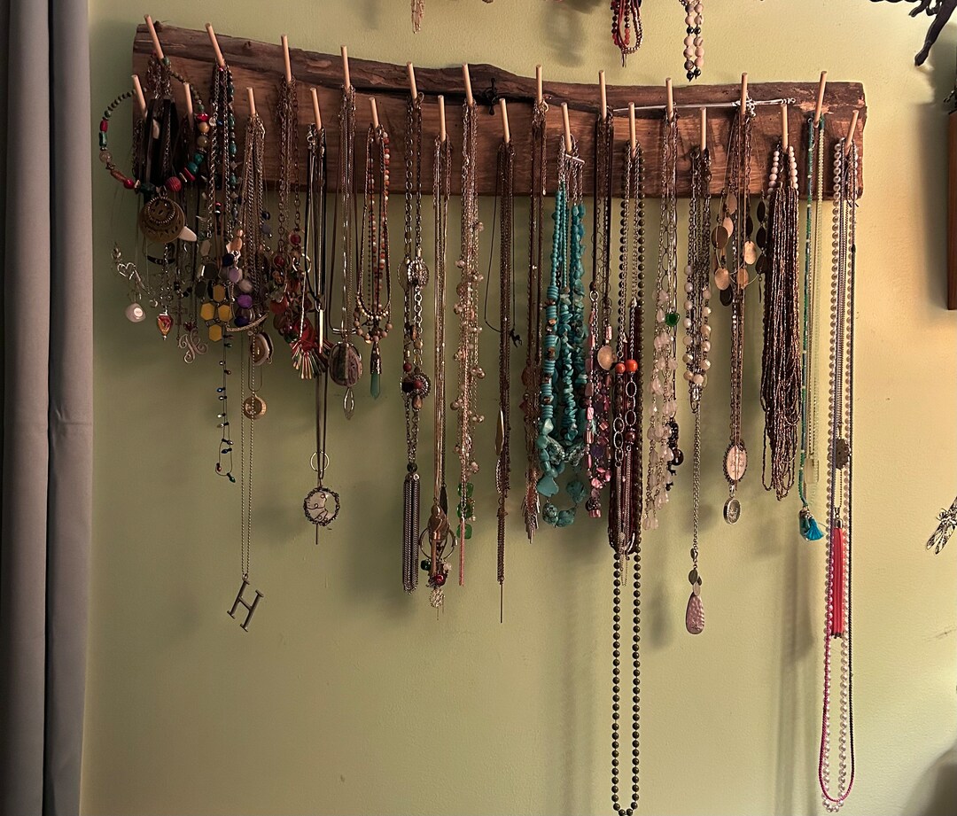 Live Edge Jewelry Hanger - Etsy