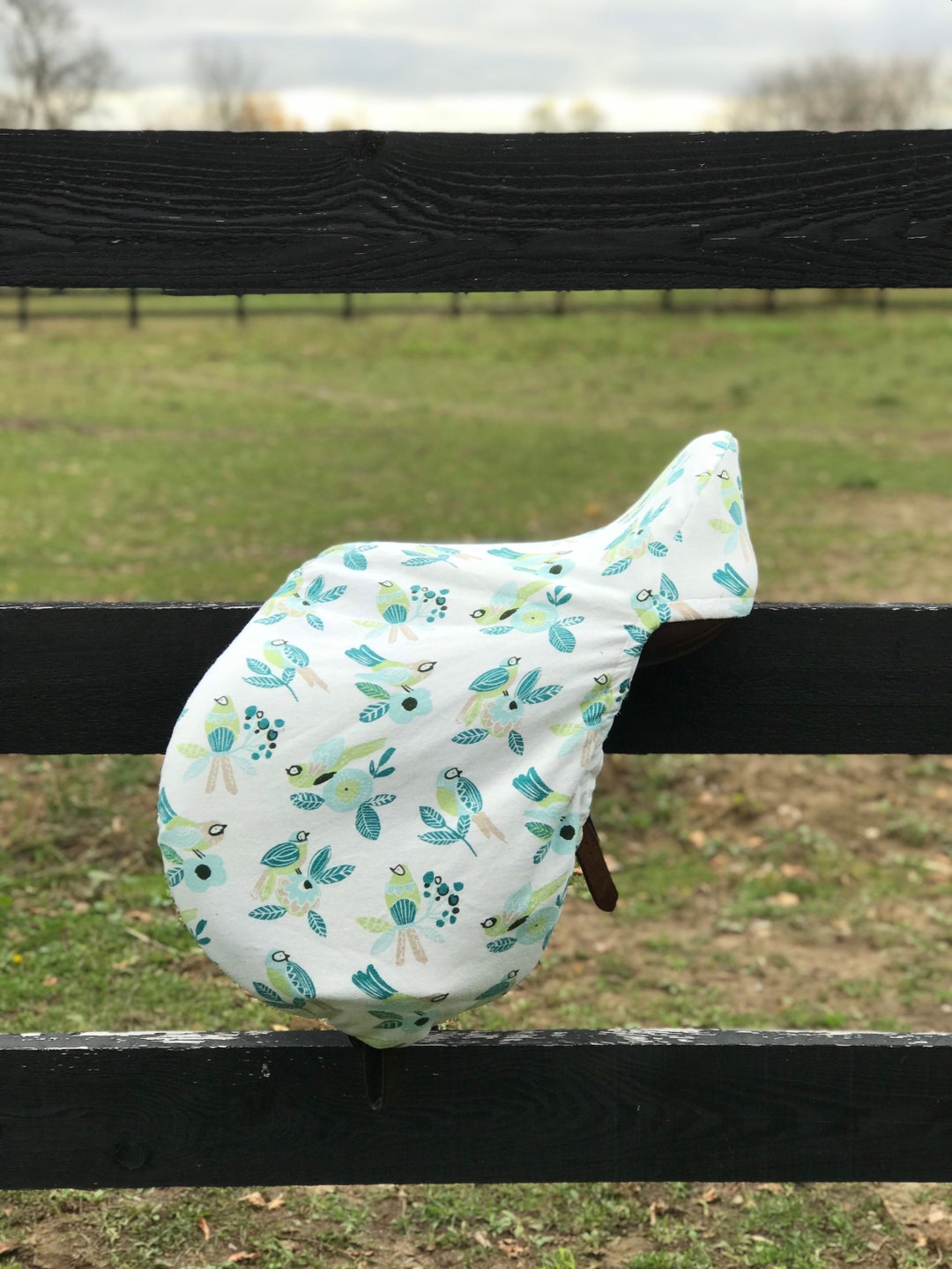 Saddle Cover for English Saddles 15.5" 16" 16.5” Hunter Jumper, All ...