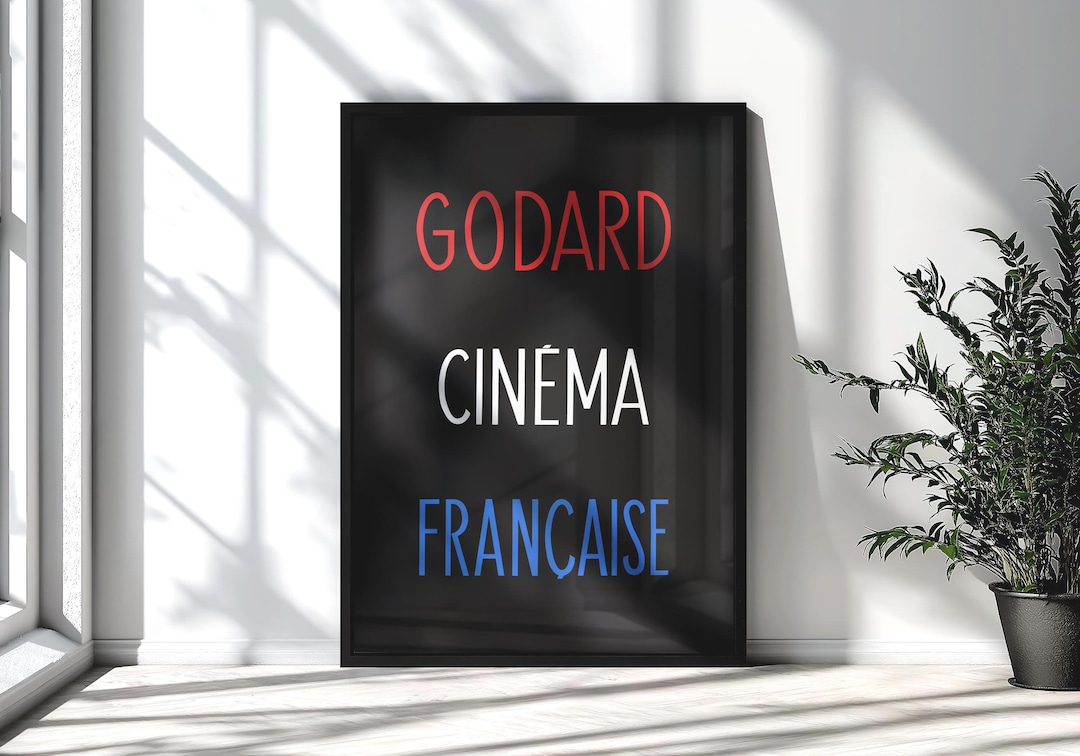 French New Wave Poster, Godard Film Wall Art Print, Nouvelle Vague - Etsy