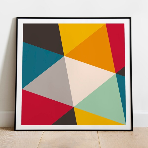 Geometric Print - Etsy UK