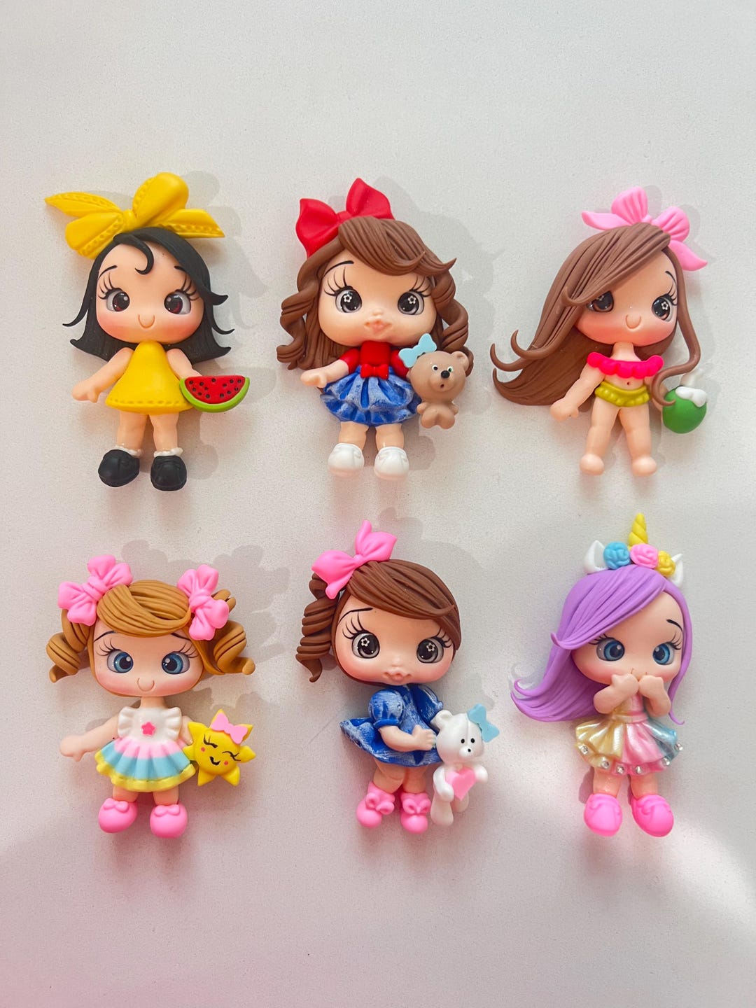 Princess Inspired Clay Dolls - Clays for Bows- Clay Bow Center ...