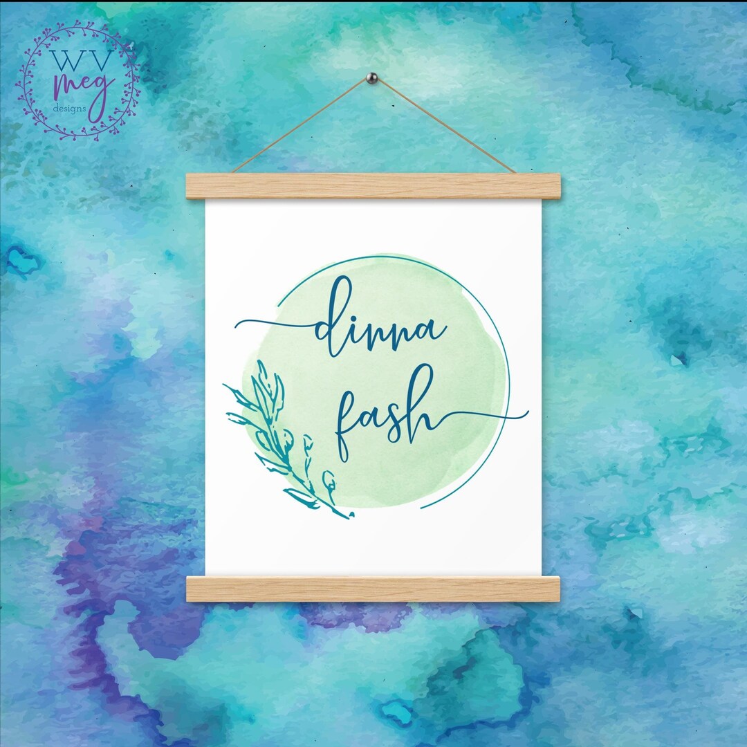 Outlander Inspired Dinna Fash Poster With Hangers - Etsy
