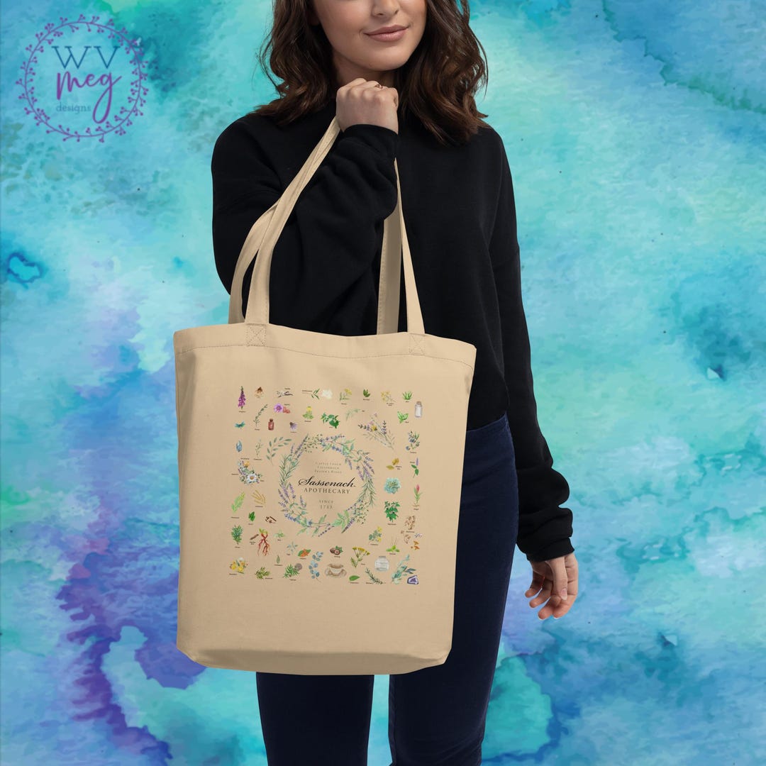 Outlander Themed Sassenach Apothecary Ingredients Eco Tote Bag - Etsy