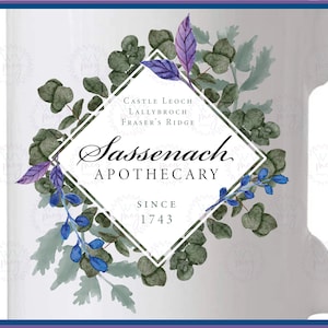 Outlander Sassenach Apothecary Double Sided 15 Oz. Mug - Etsy