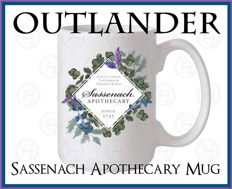 Outlander Sassenach Apothecary Double Sided 15 Oz. Mug - Etsy