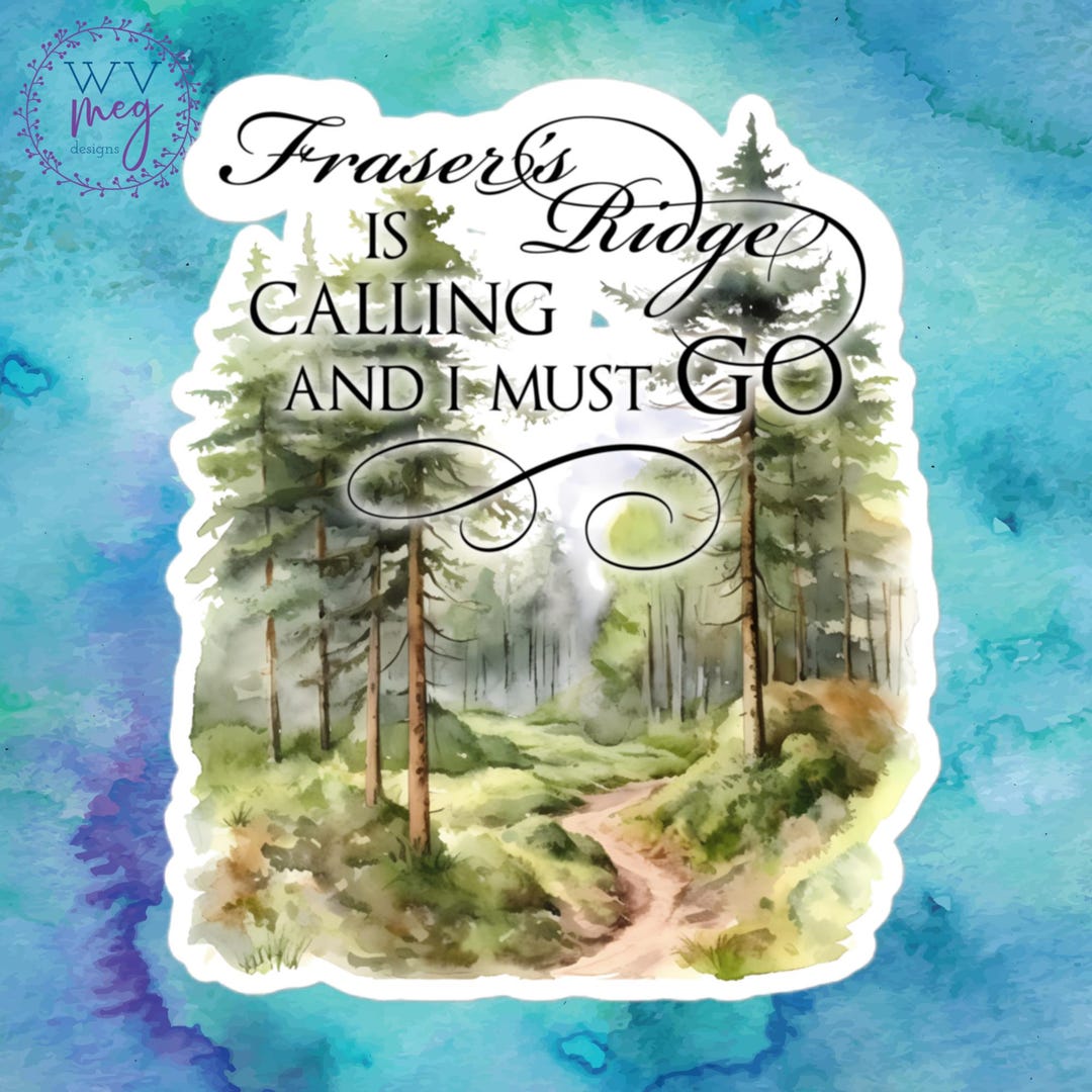 Outlander Inspired Fraser's Ridge Bubble-free Stickers - Etsy