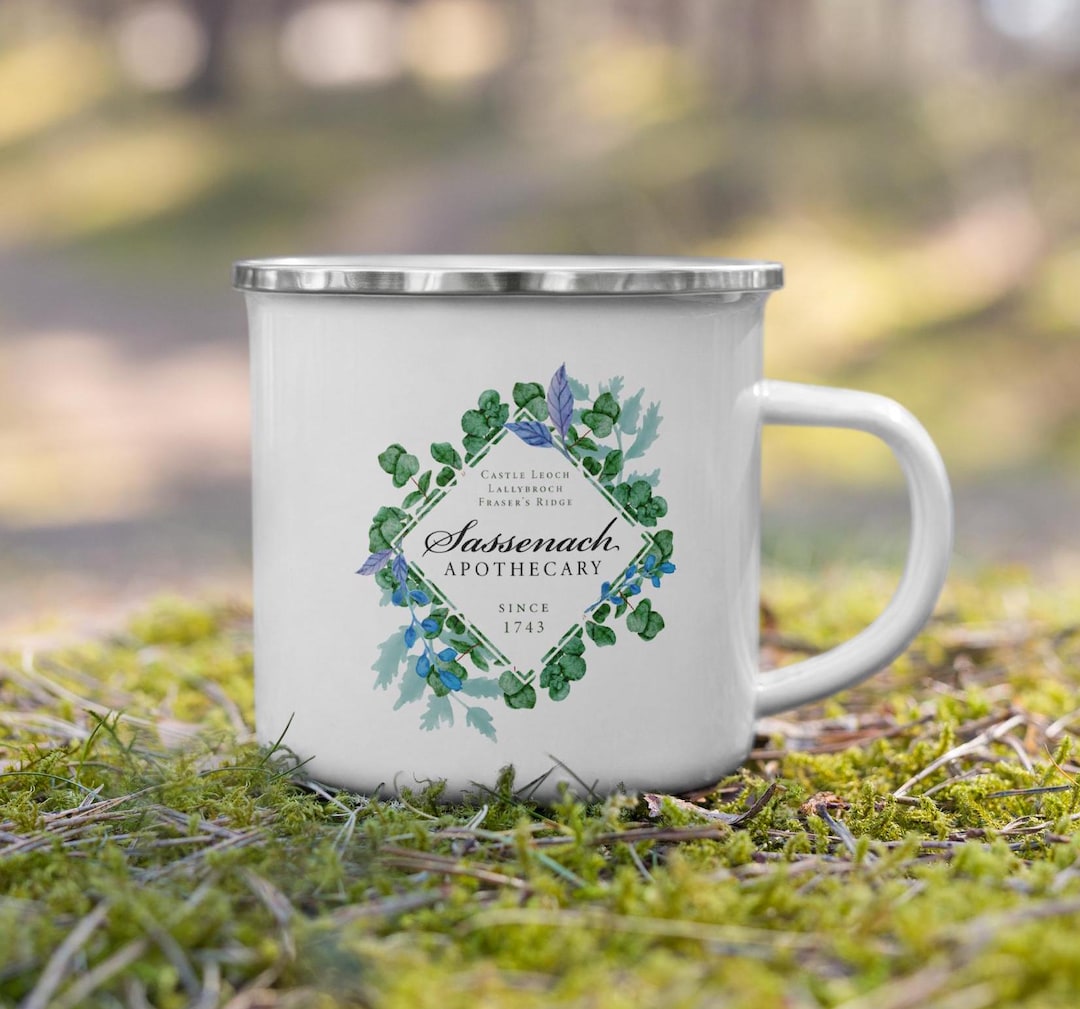 Outlander Inspired Sassenach Apothecary Enamel Campfire Mug - Etsy