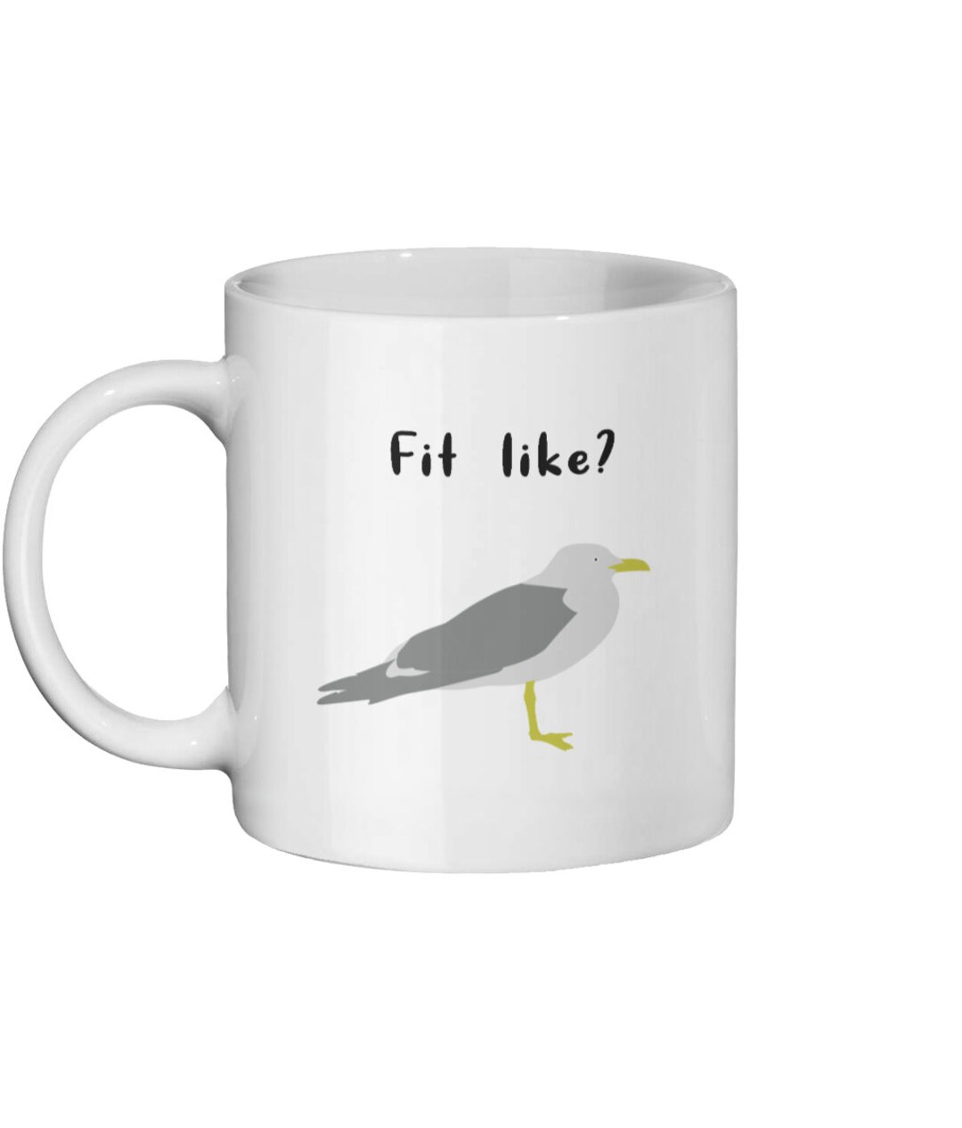 Doric Seagull Mug With the Caption "fit Like?" - Scottish Slang, Funny ...