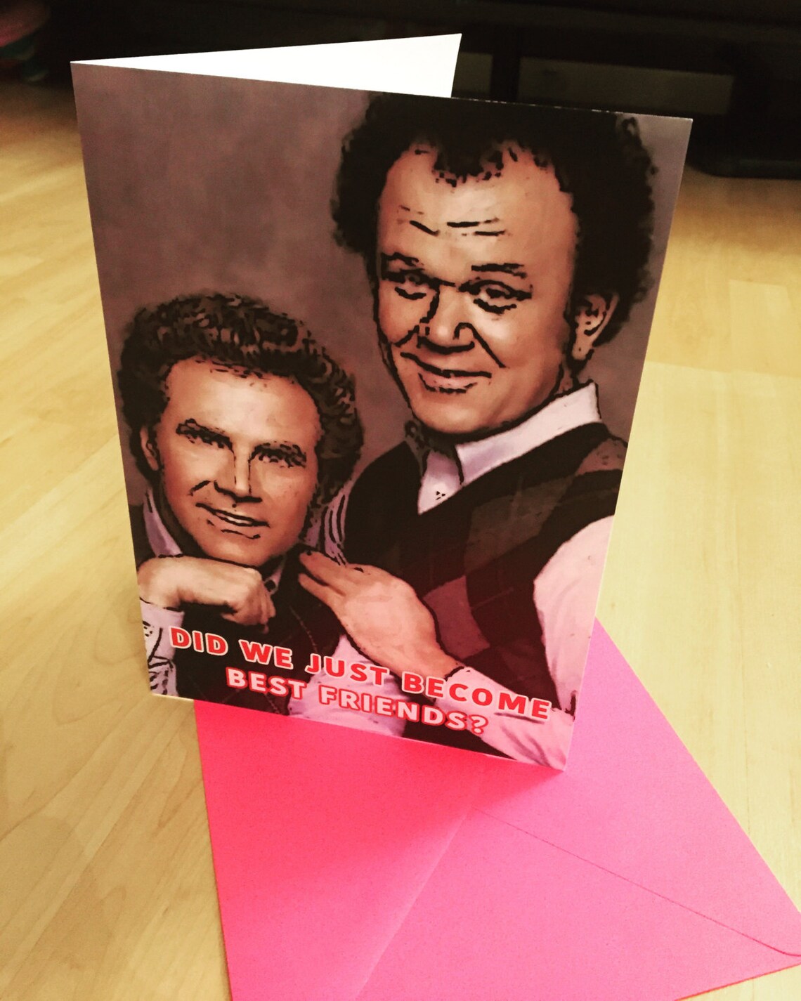Step Brothers Funny "did We Just Become Best Friends?" Greeting Card ...
