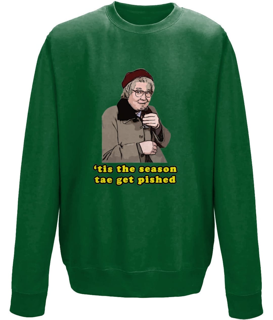 Still Game Isa Funny Christmas Jumper "'tis the Season Tae Get Pished ...