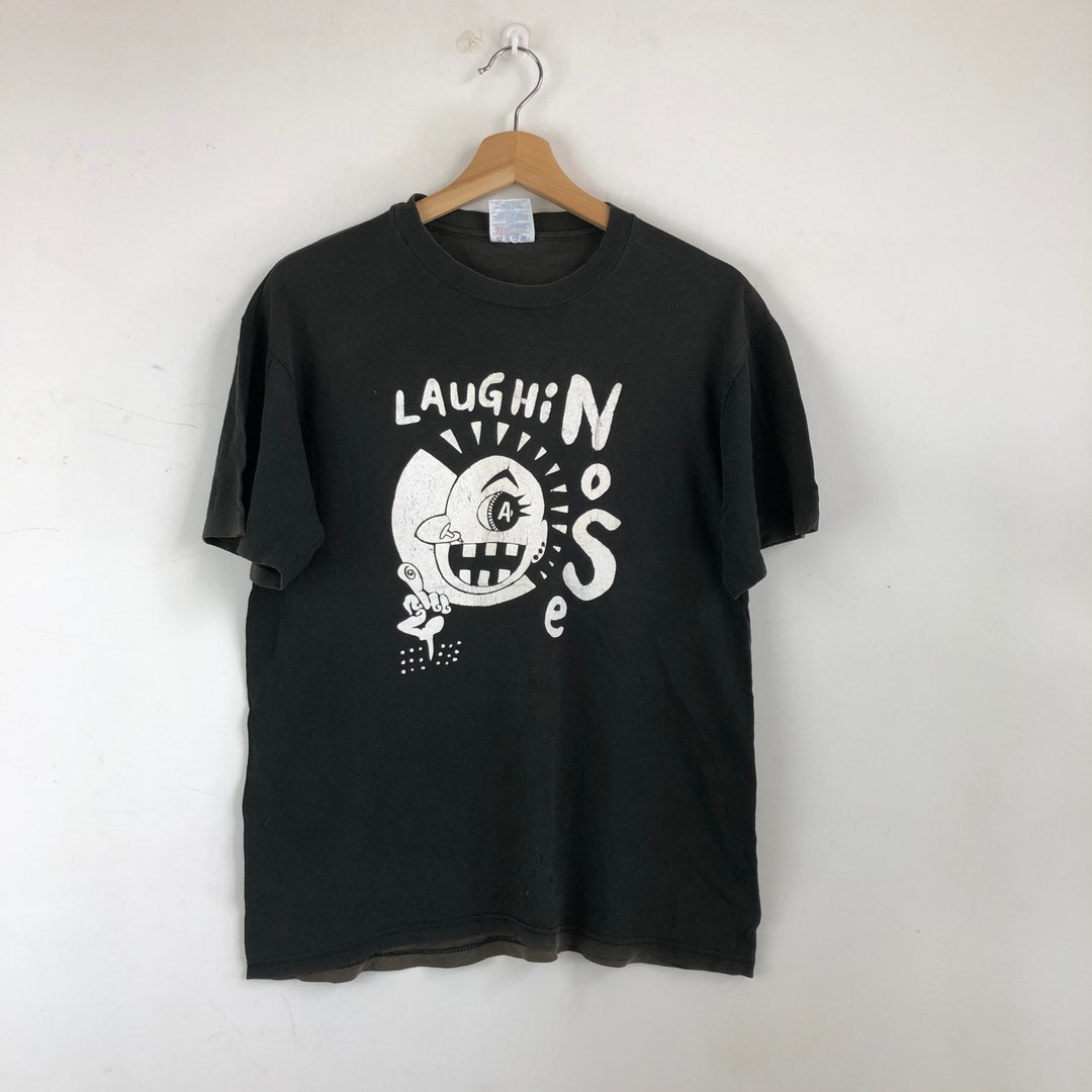 Vintage 90s Laughin Nose Shirt / Punk Rock Mohawk / Band T Shirt - Etsy