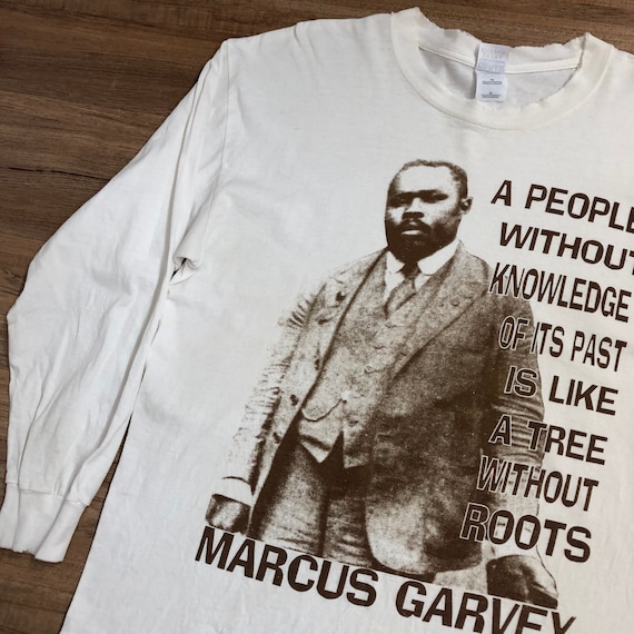 Vintage Marcus Garvey Shirt Ls / Jamaican Politician … - Gem