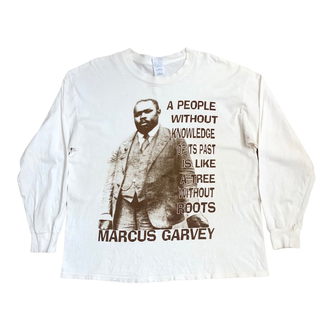 Vintage Marcus Garvey Shirt Ls / Jamaican Politician Activist Size XL ...