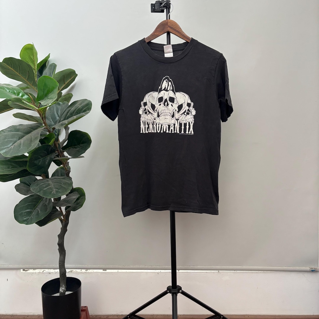 Vintage Nekromantix Shirt / Psychobilly Band Tee Black Size S - Etsy