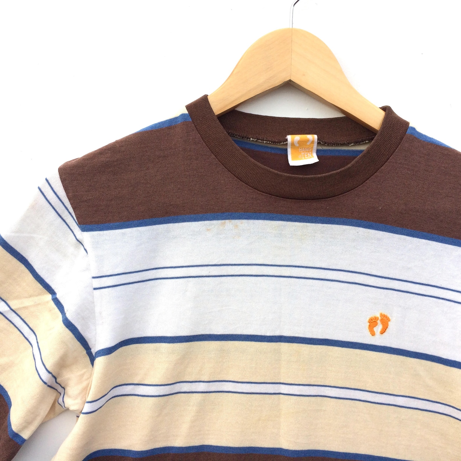 Vintage Hang Ten Striped Shirt / Hang Ten Surfing / Surf Tee ...