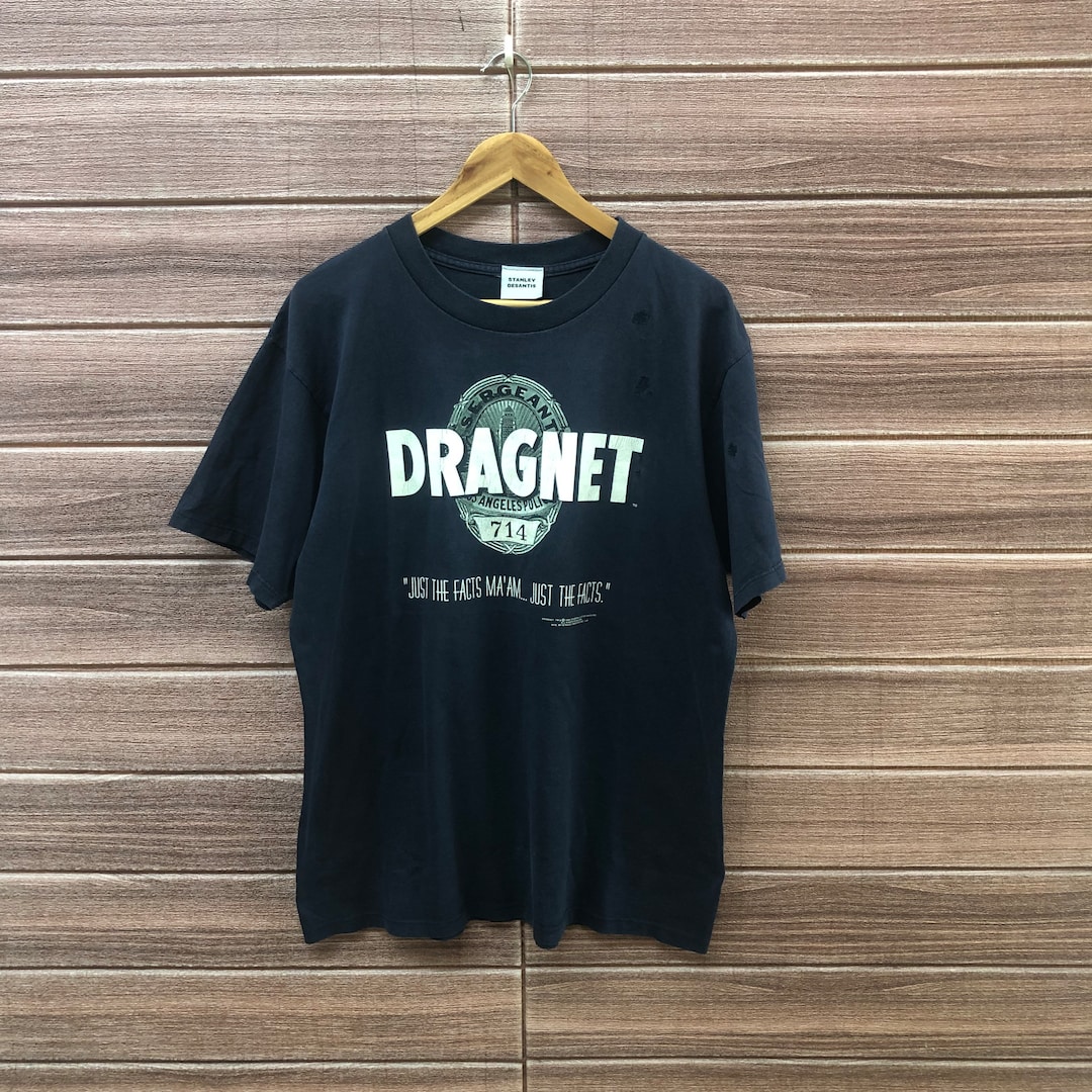 Vintage 90’s Dragnet Just the Facts Ma’am Shirt / Old American Tv ...