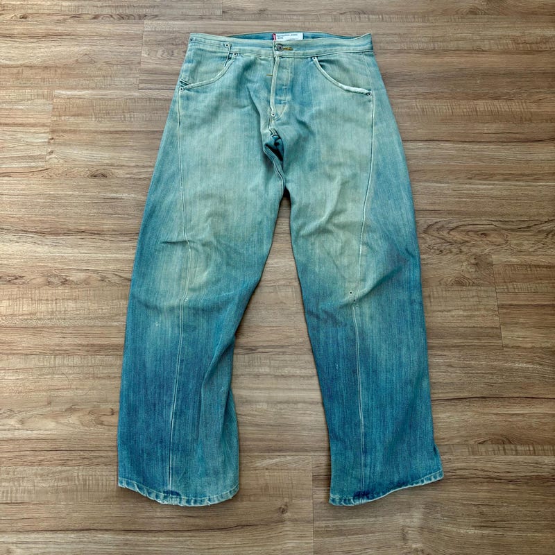 Jeans With M on Back Pocket - Etsy
