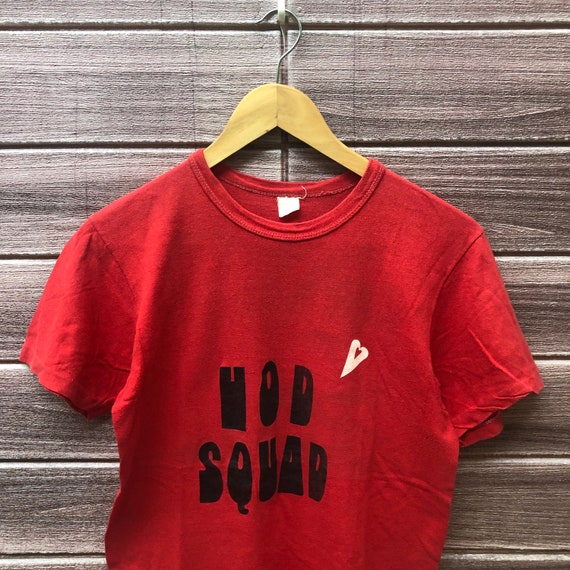 Vintage 70’s Mod Squad Shirt / Mod Checkpoint 77 - Gem