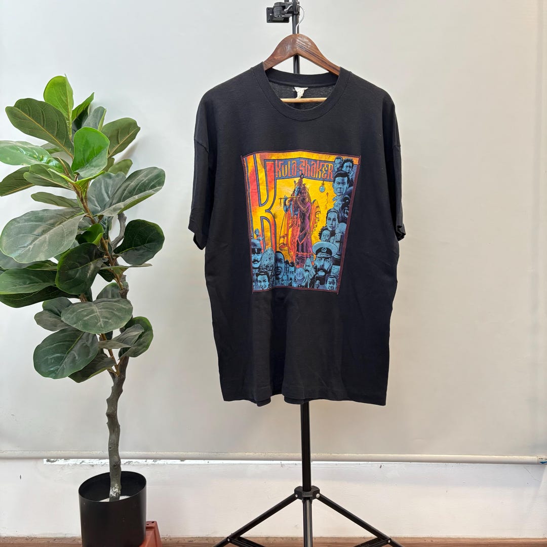Vintage 90’s Kula Shaker Shirt / K Album English Psychedelic Rock Black ...