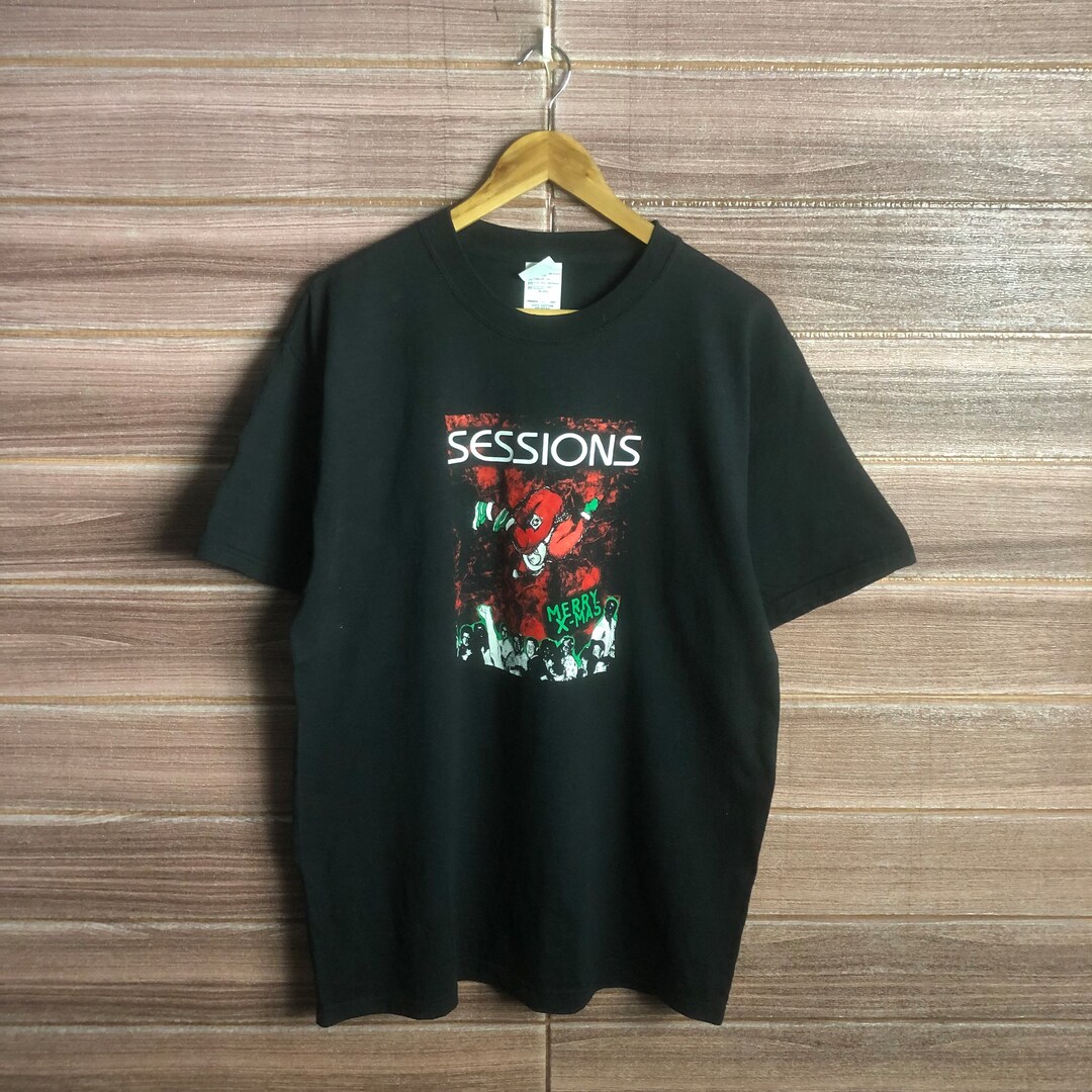 Vintage Sessions Skateboards Merry Xmas Shirt / Skate & Surf - Etsy