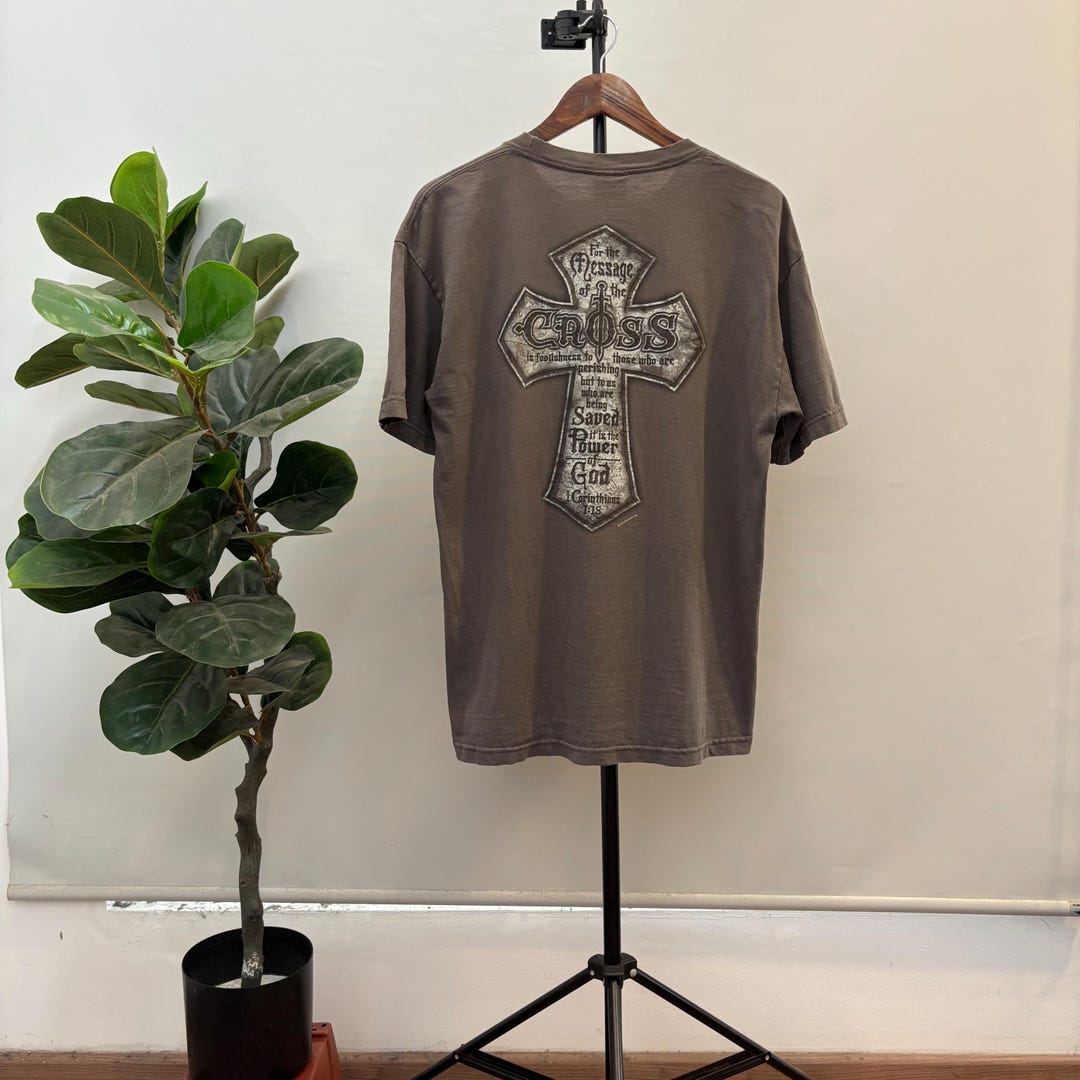 Vintage the Cross Shirt / Kerusso Art Size L - Etsy