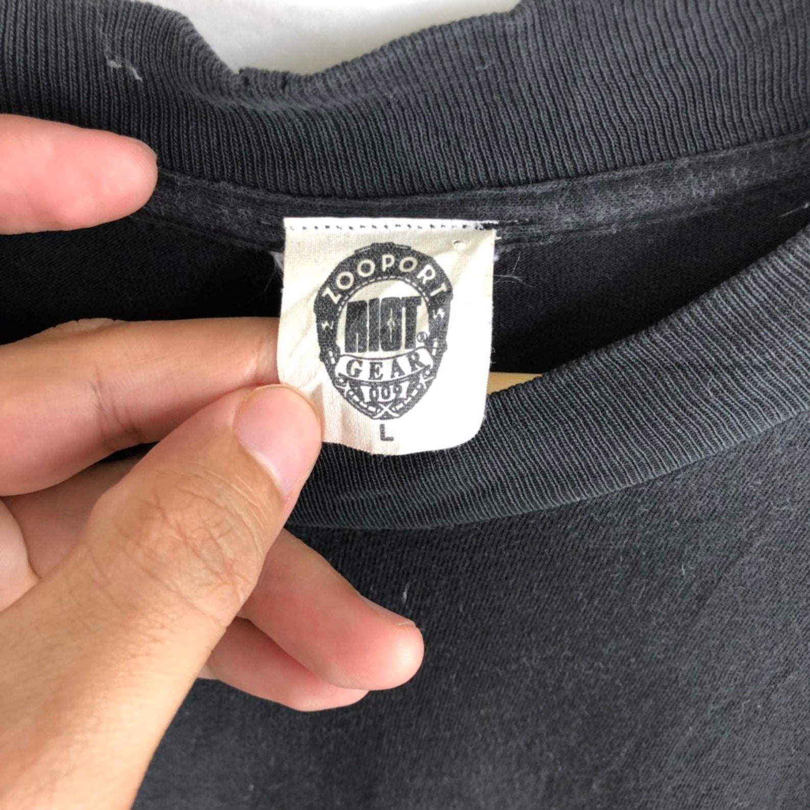 Vintage Zooport Riot Gear Shirt / Charlie Don't Rave / | Etsy