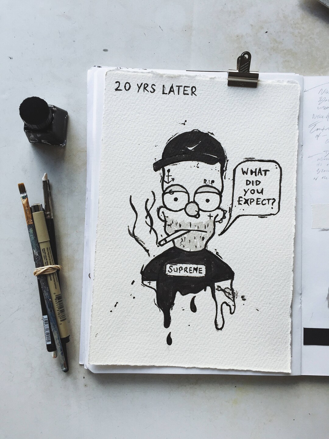 Future Bart Pt 1 Illustration Print - Etsy