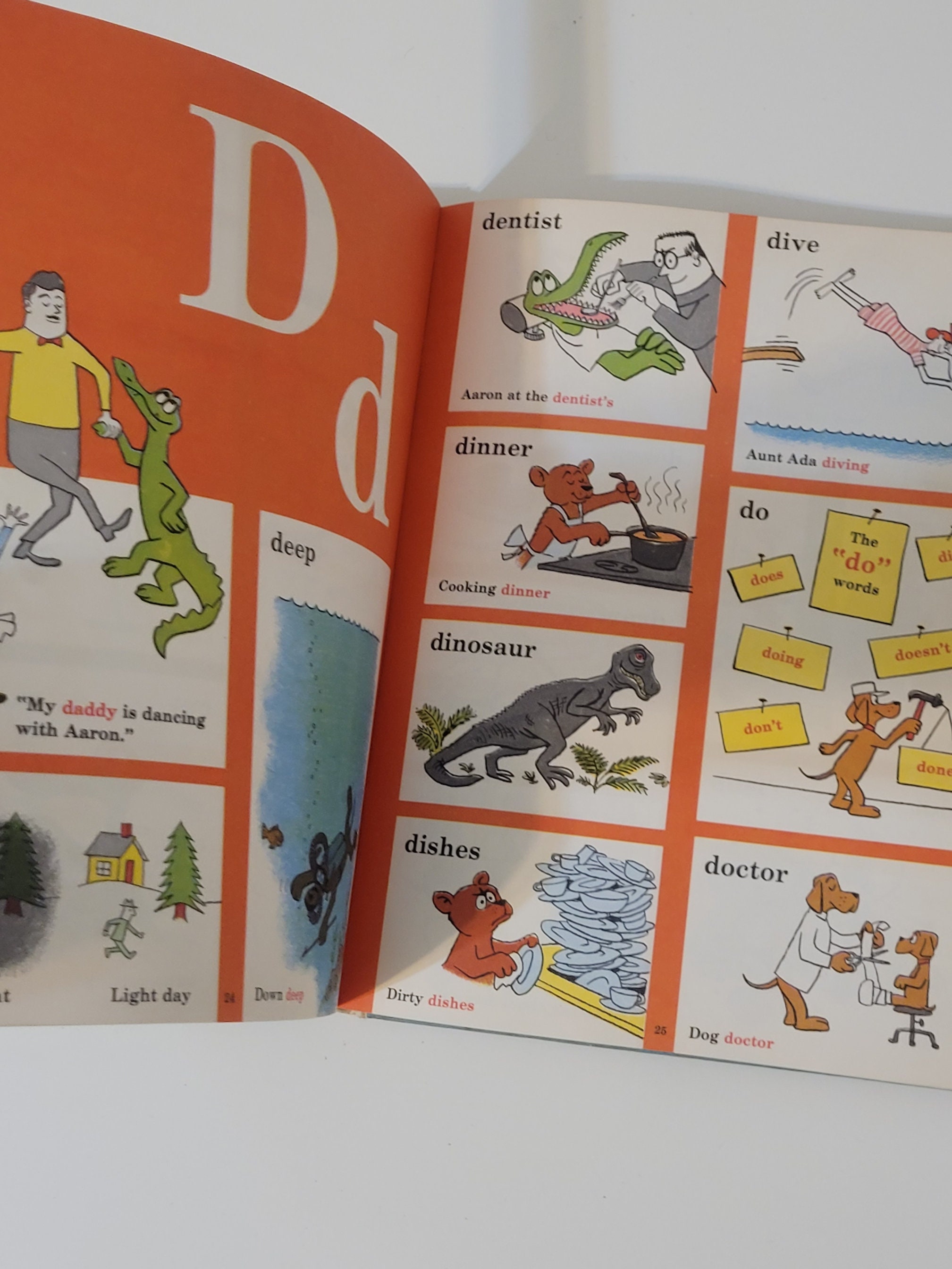 Vintage Dr. Seuss the Cat in the Hat Beginner Book Dictionary 1964 ...