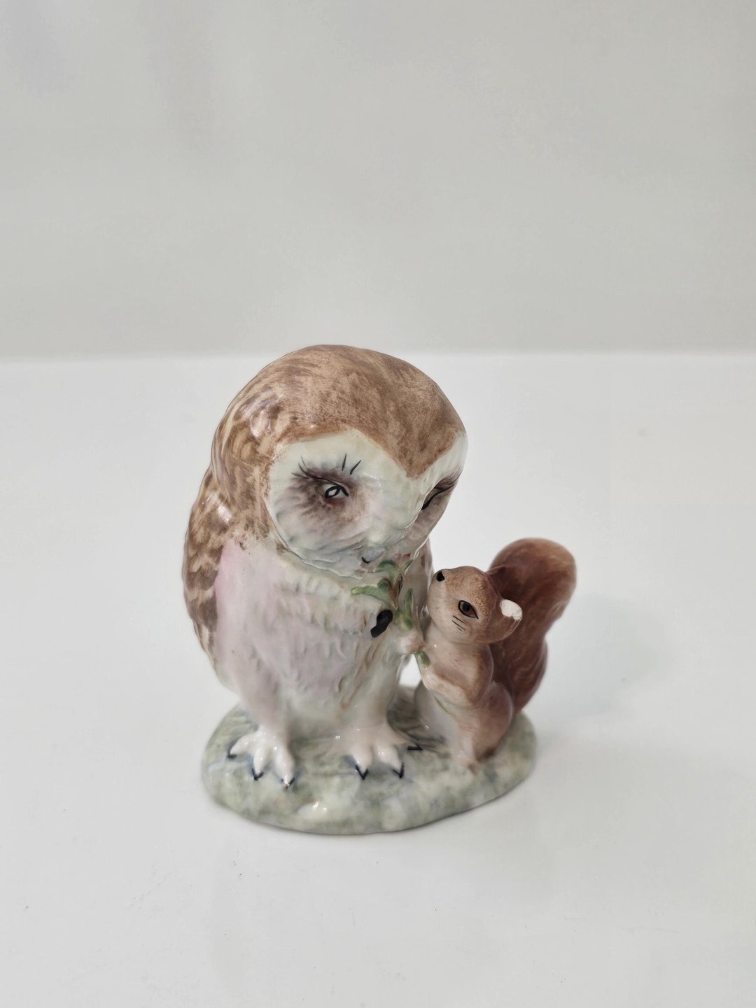 Vintage Beatrix Potter Figurine Old Mr Brown Owl Figurine Beswick Made ...