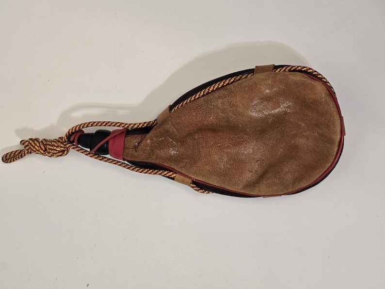 Vintage Spanish Leather Bota Bag: Bohemian Wine Canteen, Bar Decor - Etsy