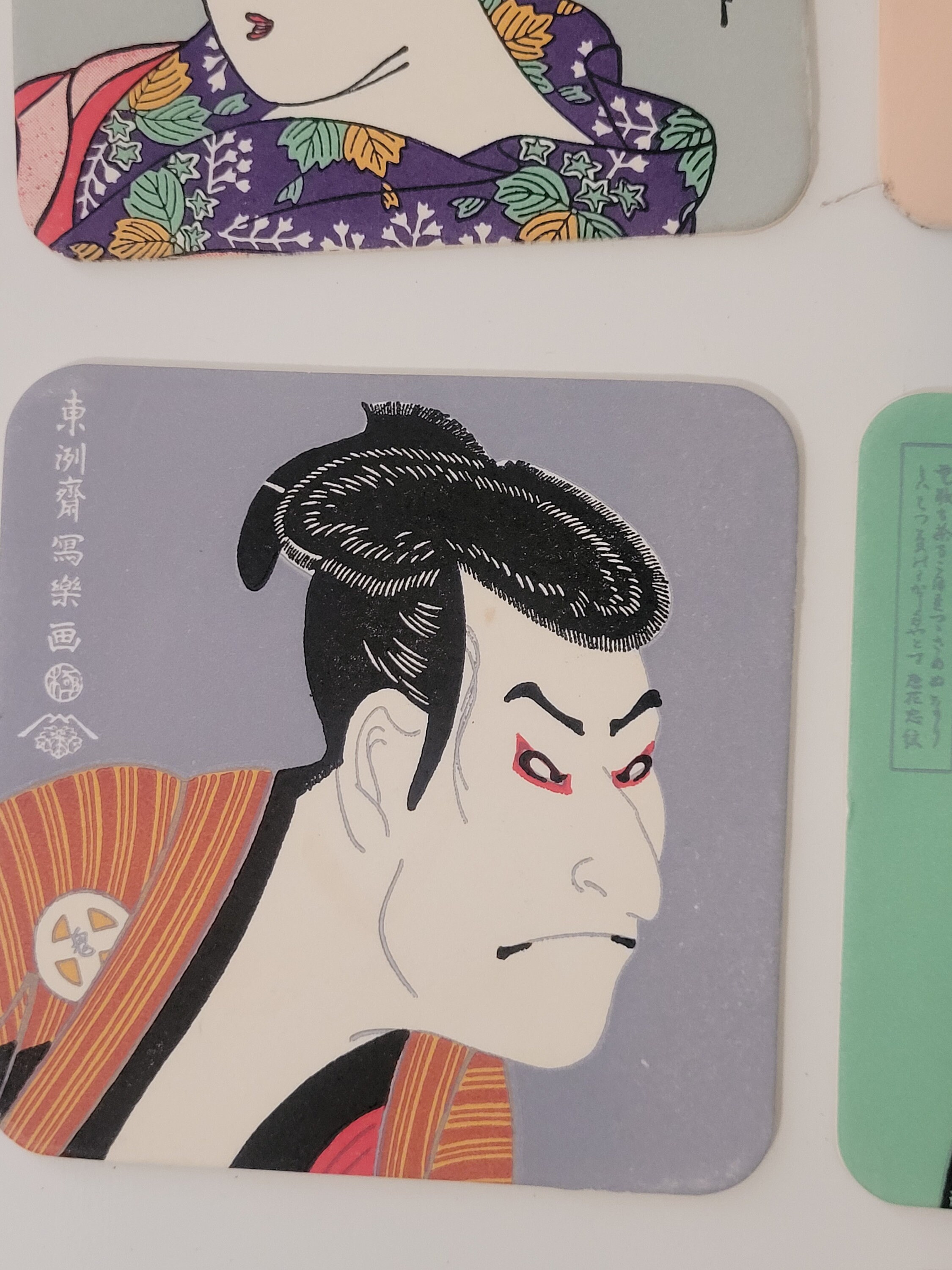 Vintage Ukiyoe Coasters Japanese Fine Art Prints Set of 10 in Box - Etsy