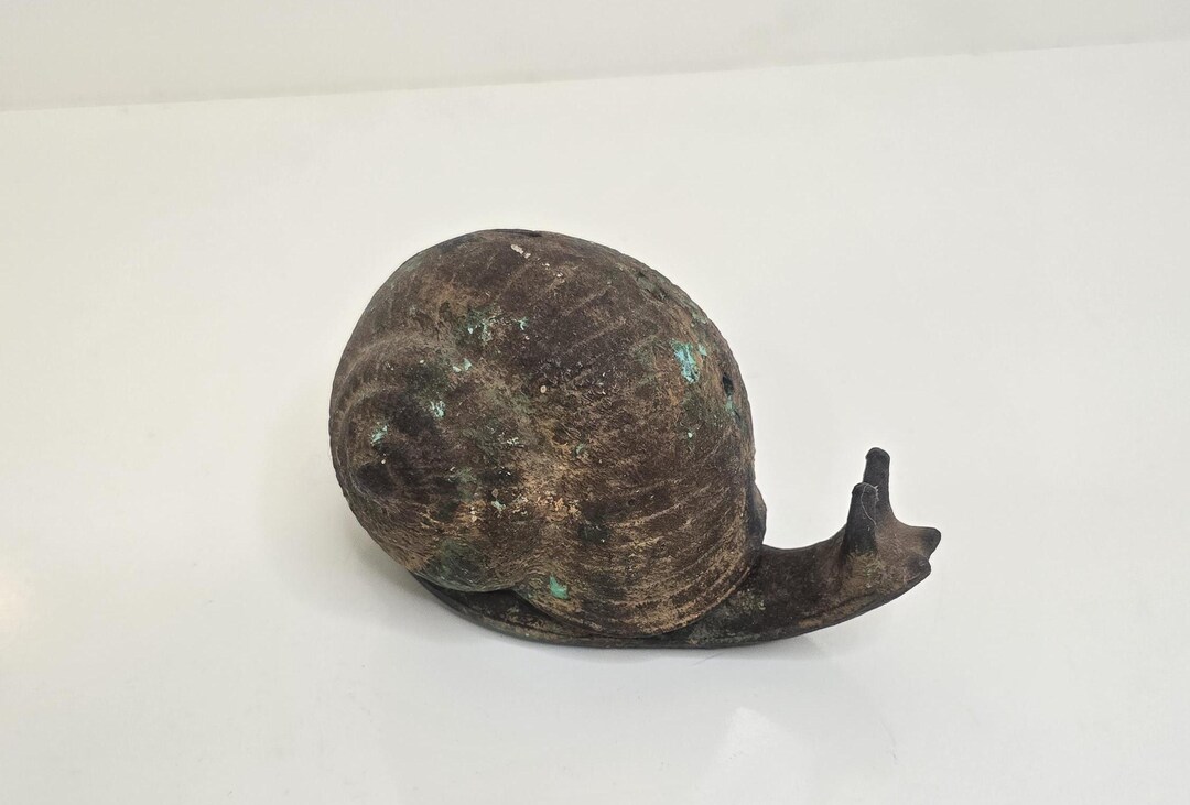 Vintage Cast Iron Japanese Snail Incense Burner 1960s' - Etsy