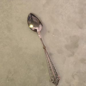 Vintage Scandinavian 830 Silver Salt Spoon: Onate Handle, Pre-1927 - Etsy
