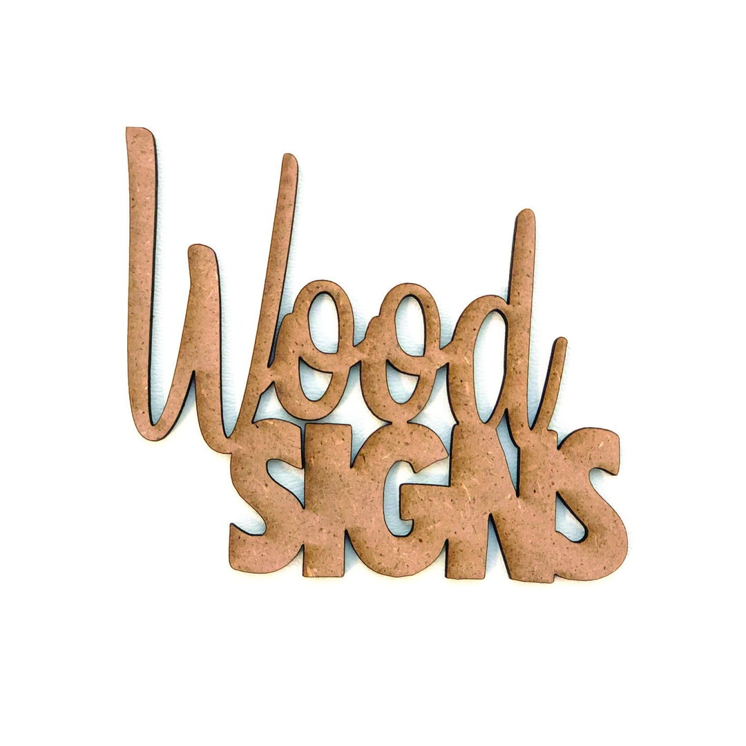 Laser Cut Name, Custom Name Sign, Baby Name Sign. Name Cutout, Wood ...