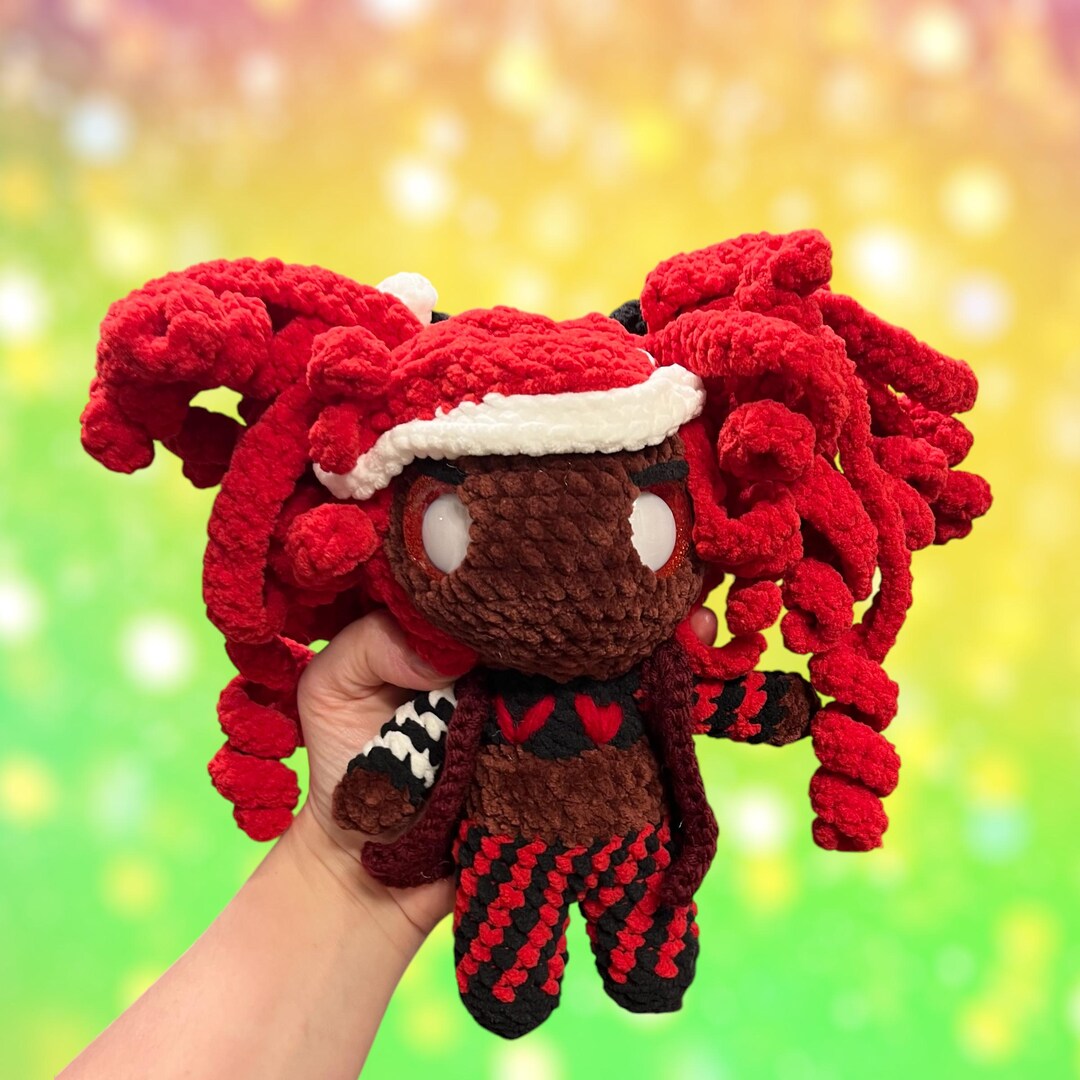 Velvette Plush | Hotel Fans | Villainess | Crochet Plush | Gift | Ready ...