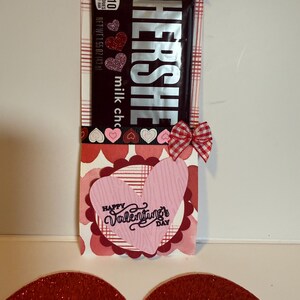 Valentine's Day Hershey Bar Favor/hershey Bar Valentine Gift/valentine ...