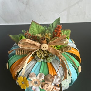 Distressed Mason Jar Ring Pumpkin Fall Table Decor Etsy