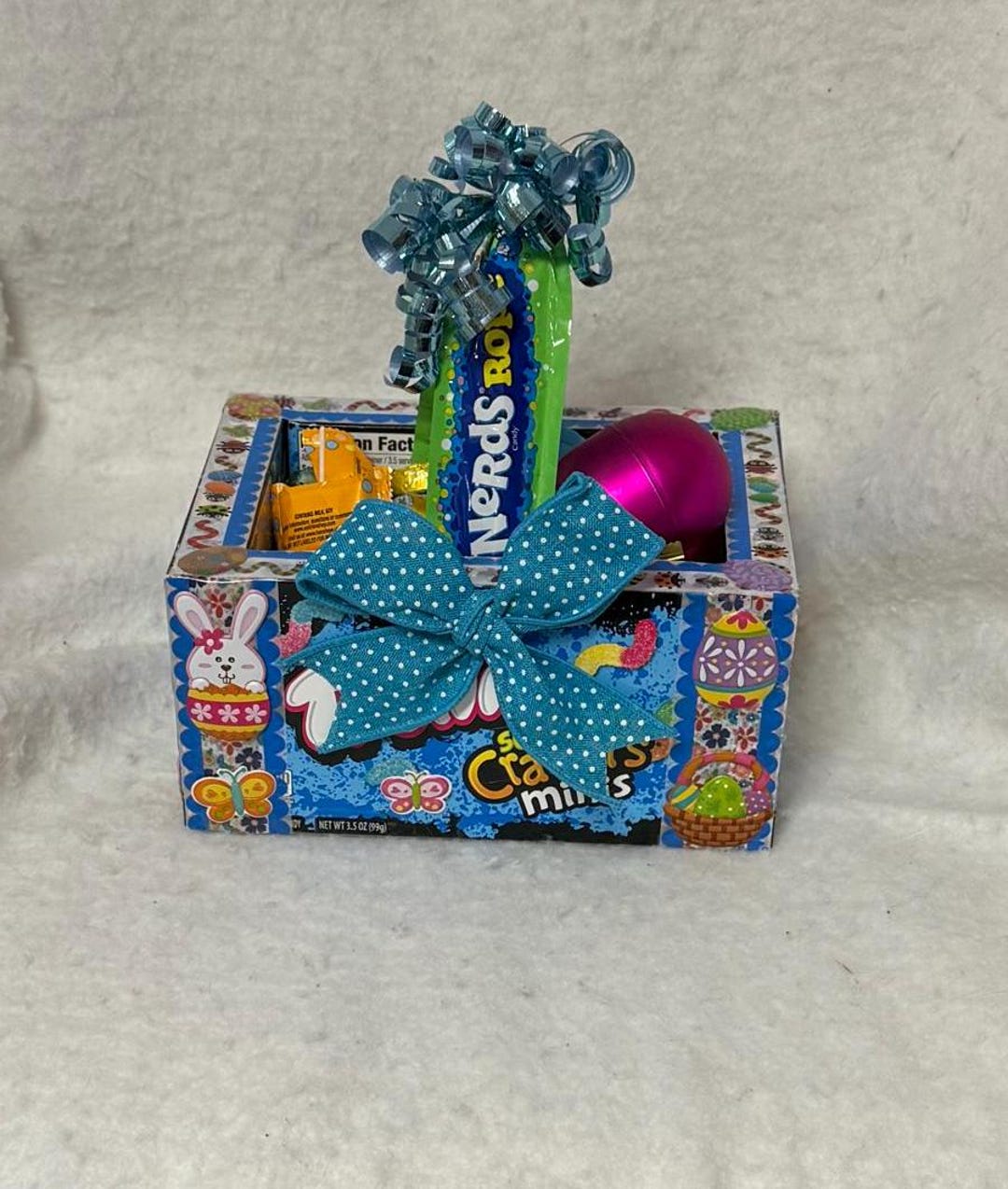 Edible Trolli Sour Brite Crawlers Minis Gummi Easter Basket/prefilled ...